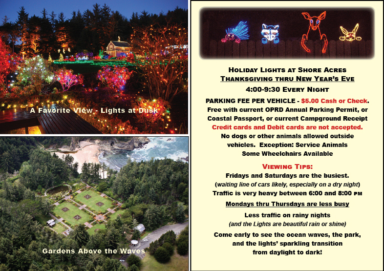 Shore Acres State Park | Friends of Shore Acres, Inc.